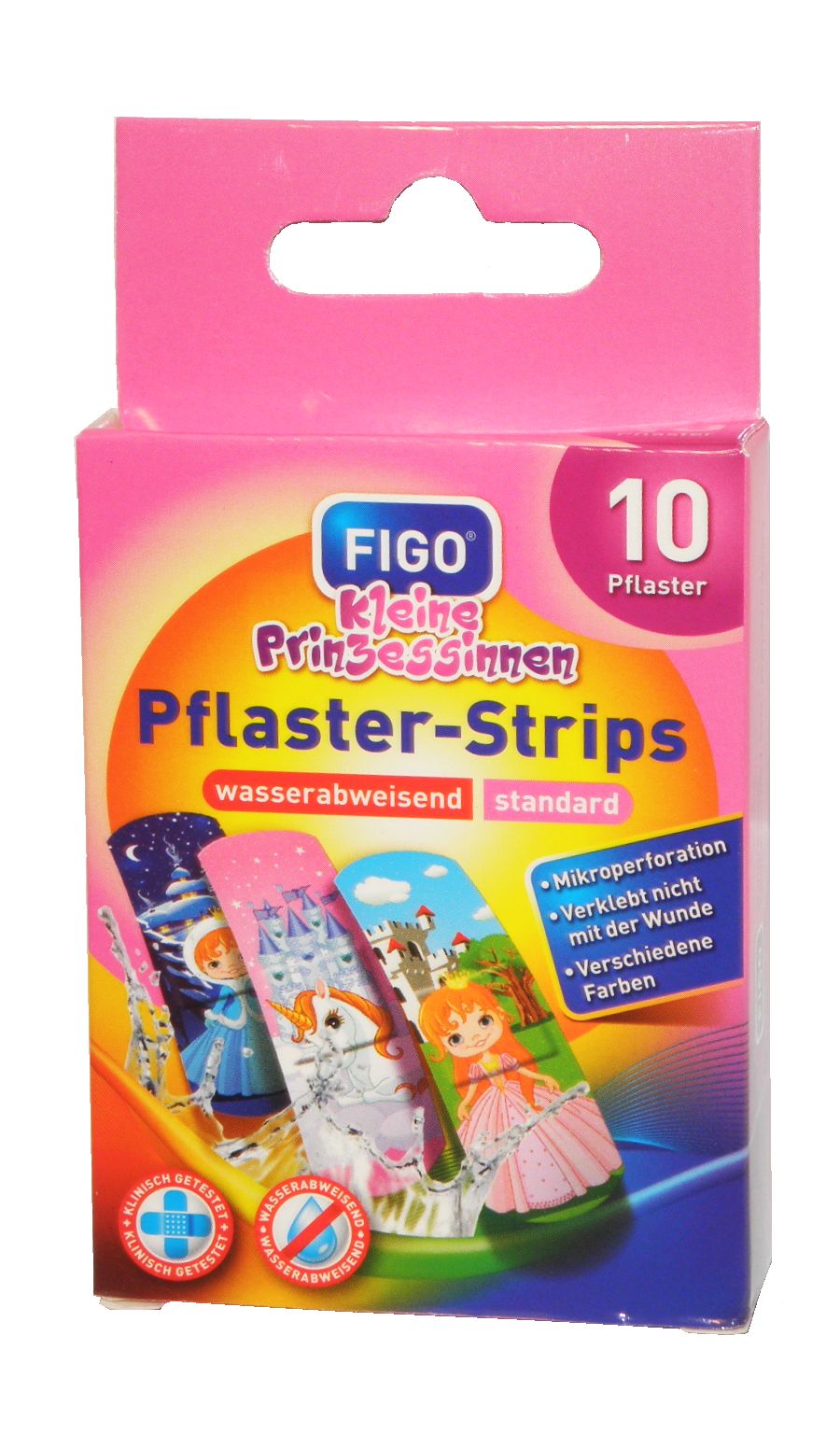 FIGO Pflaster-Strips - Kinderpflaster mit Motiven "Kleine Prinzessinnen"